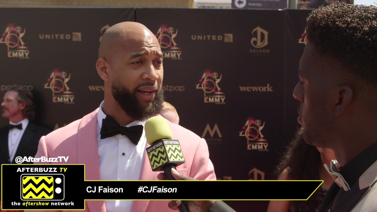 CJ Faison Interview | 2019 Daytime Emmy Awards - YouTube