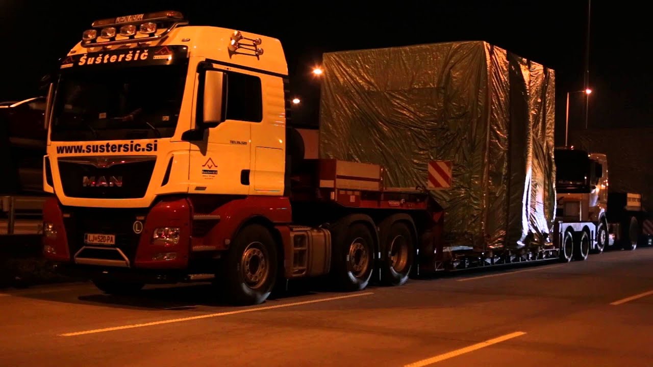 Special Transport Slovenia - Slovakia - YouTube