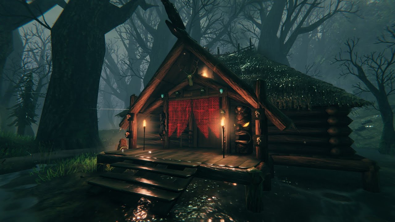 Incredibly detailed Shaman hut build guide for Valheim - YouTube