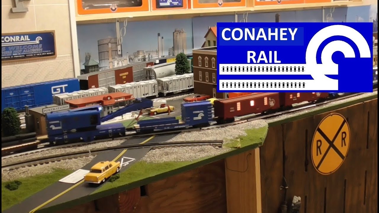 Conahey Rail Conrail MOW Train O Gauge - YouTube
