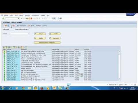 How To Create Infoset (SAP Query) in SAP R/3 use Tcode SQ02 - YouTube