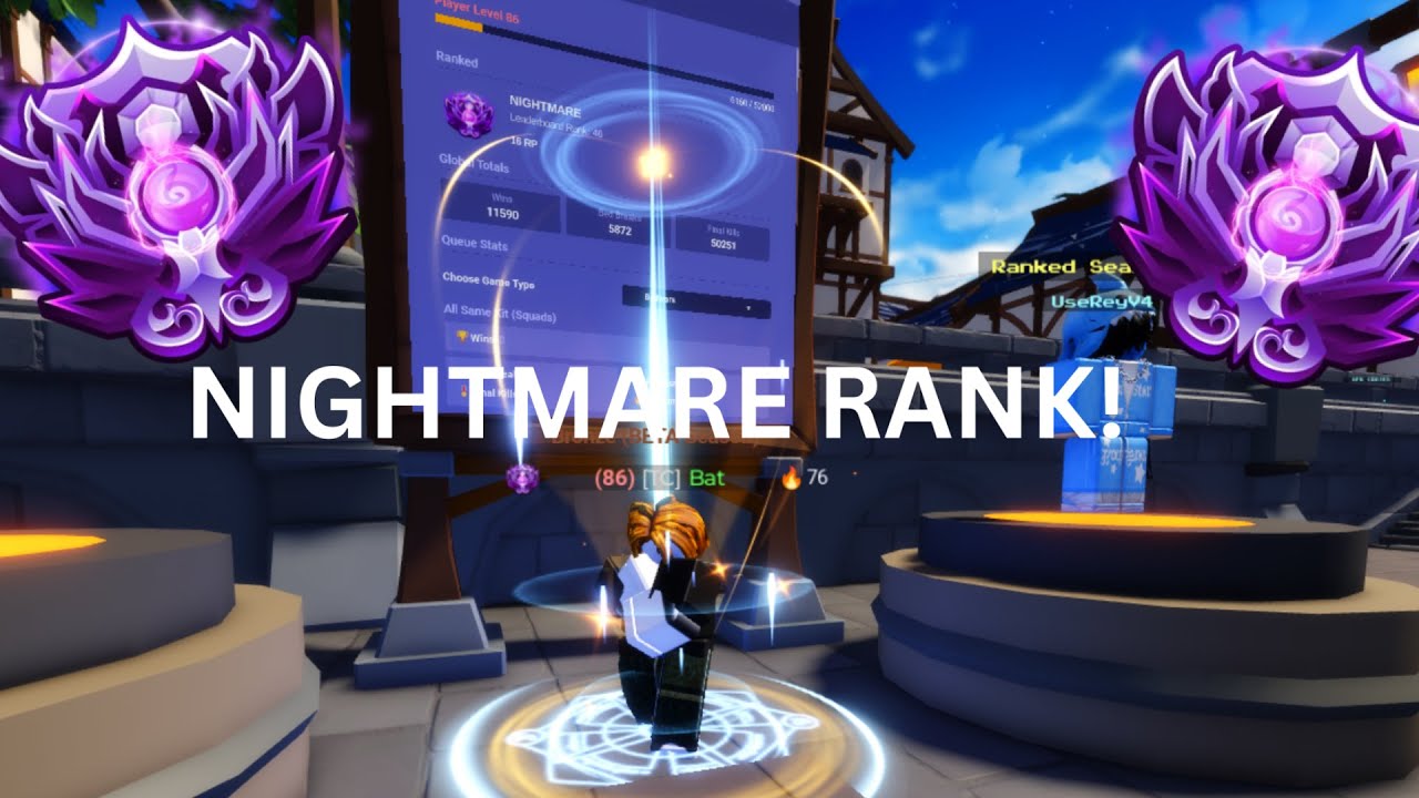 I Got Nightmare Rank In Roblox Bedwars S11 - YouTube