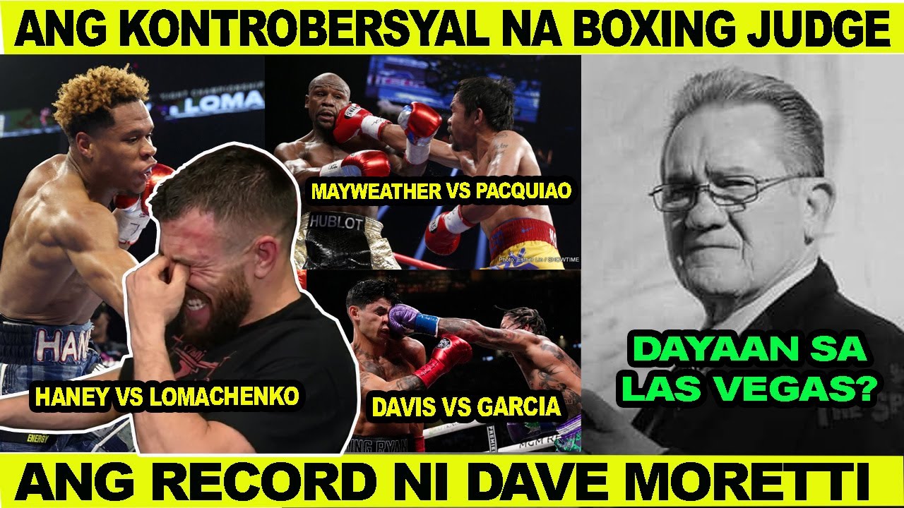 MAFIA SA LAS VEGAS? ANG CONTROVERSIAL NA BOXING JUDGE SA HANEY-LOMA ...