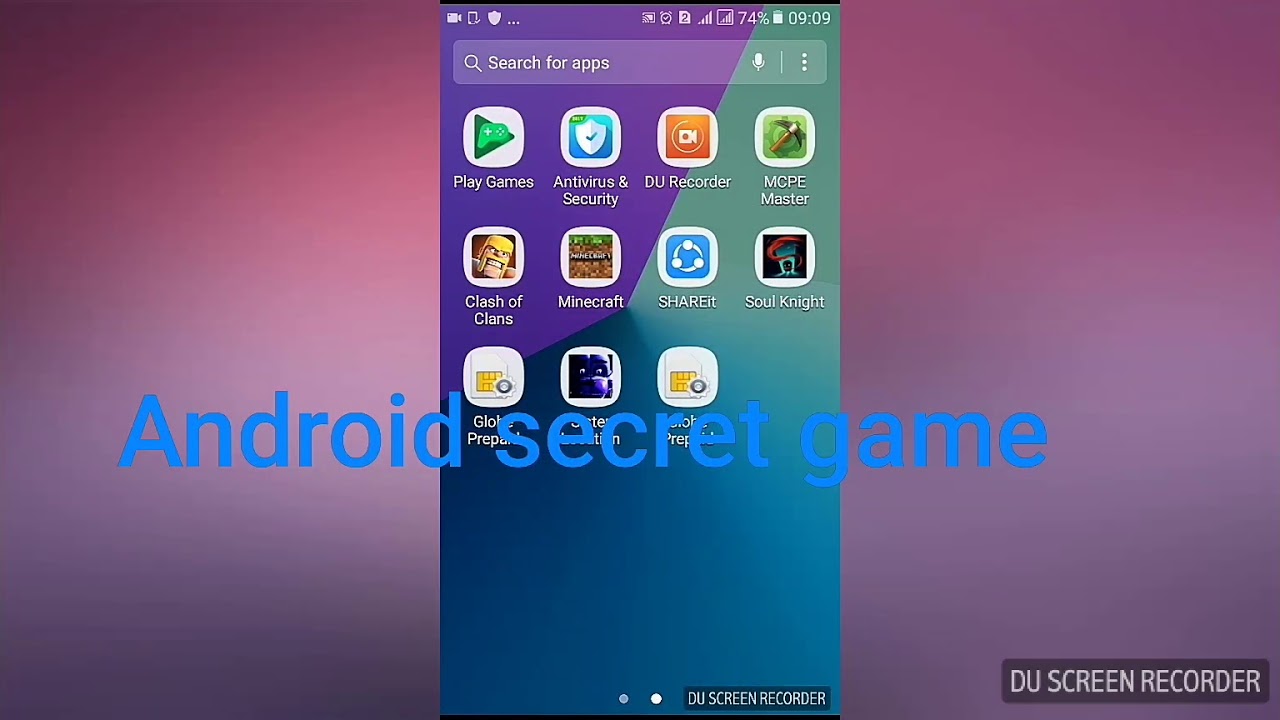 Android Secret game - YouTube