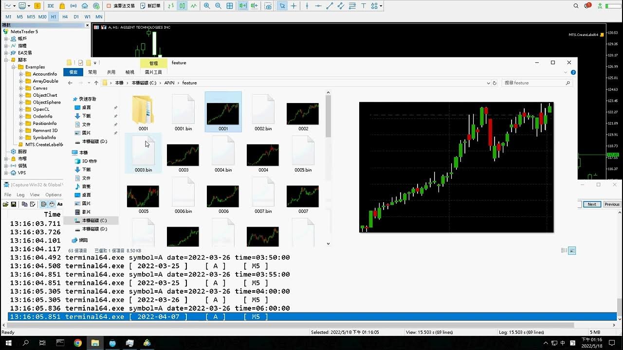 使用 python + mplfinance 產生 機器學習 訓練標籤 MT4 MT5 - YouTube