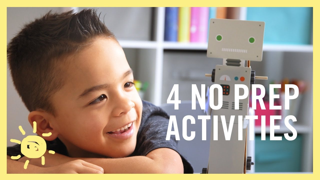 PLAY | 4 No Prep Ways to Entertain Kids (Without Screens!) - YouTube