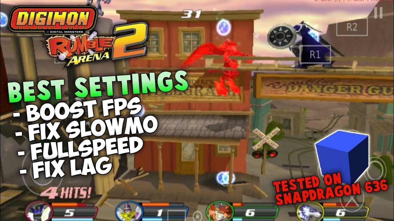Best Settings game Digimon Rumble Arena 2 - AetherSX2 - YouTube
