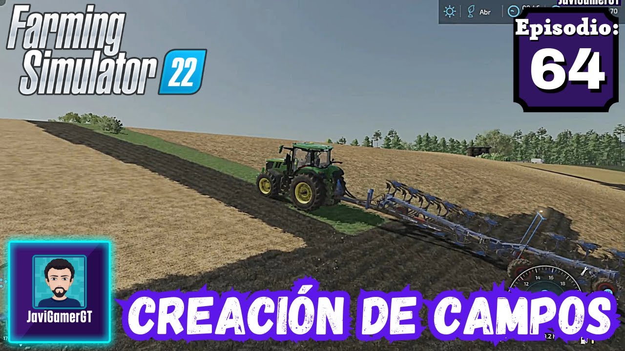 Utilizando la creación de campos con el arado |#64 | Farming Simulator ...
