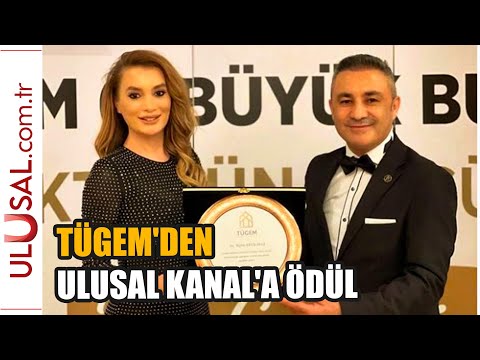 TÜGEM'den Ulusal Kanal'a ödül