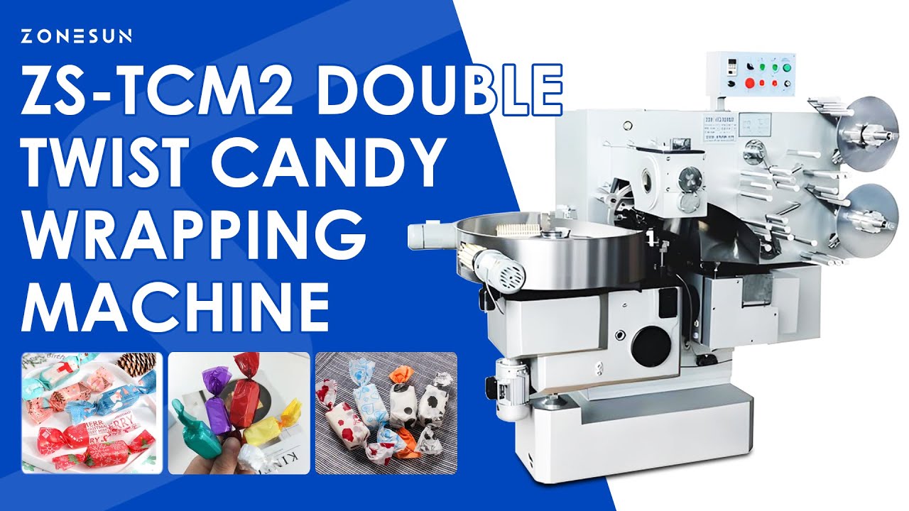 Zonesun ZS-TCM2 Automatic Double Twist Confectionery Packaging Machine ...