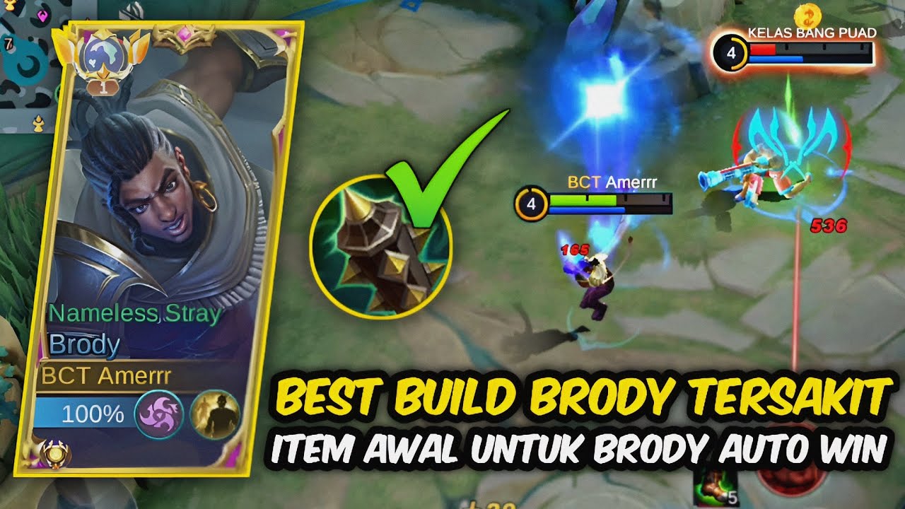 BEST BUILD BRODY TERSAKIT + ITEM AWAL UNTUK BRODY ~ MLBB - YouTube