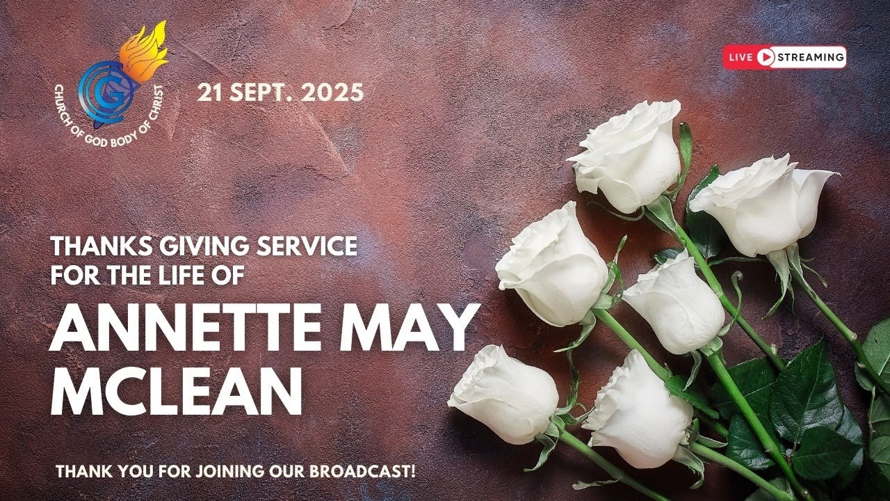 Thanksgiving Service for Annette May McLean - YouTube