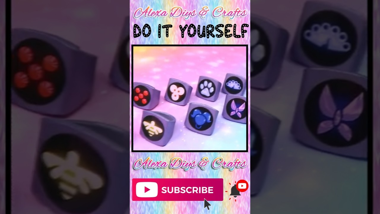 DIY Miraculous Ladybug season 5 - How to make MONARCH RINGS Tutorial # ...