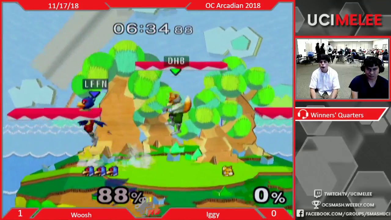 Orange County Melee Arcadian 2018 - Woosh vs Iggy - Winners' Quarters ...