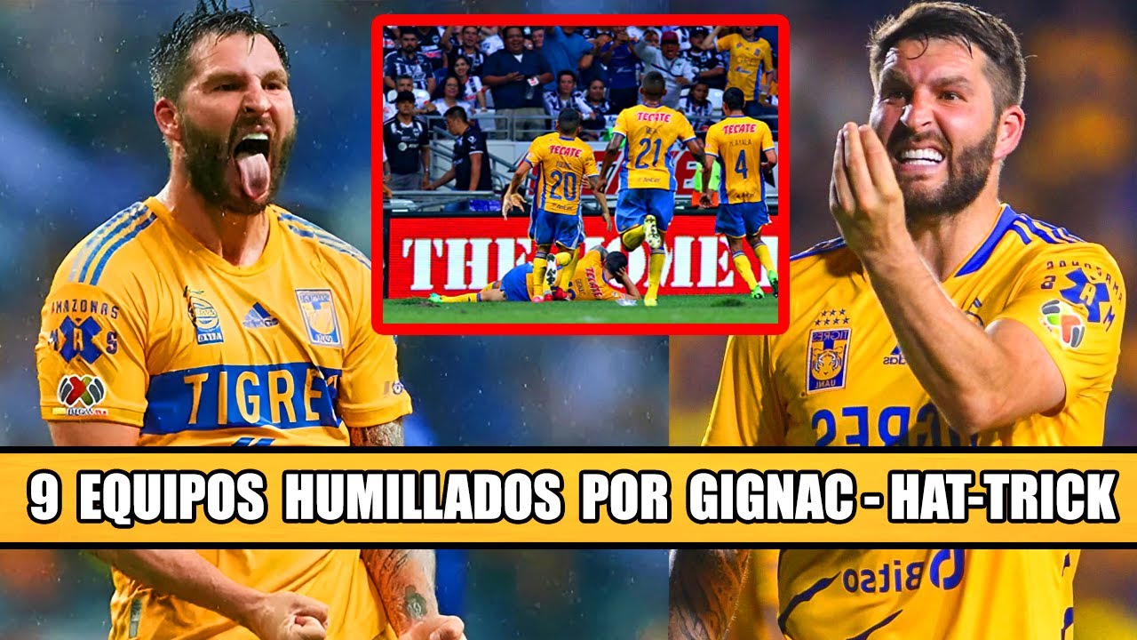 Los 9 Equipos Humillados por Gignac con Hat-Tricks en Tigres - YouTube