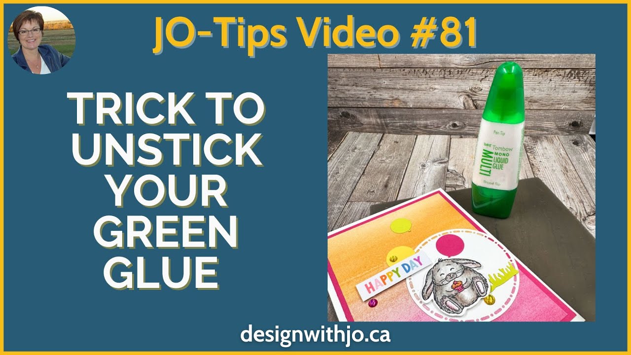 Trick to Unstick Your Green Glue JO-Tips #81 - YouTube