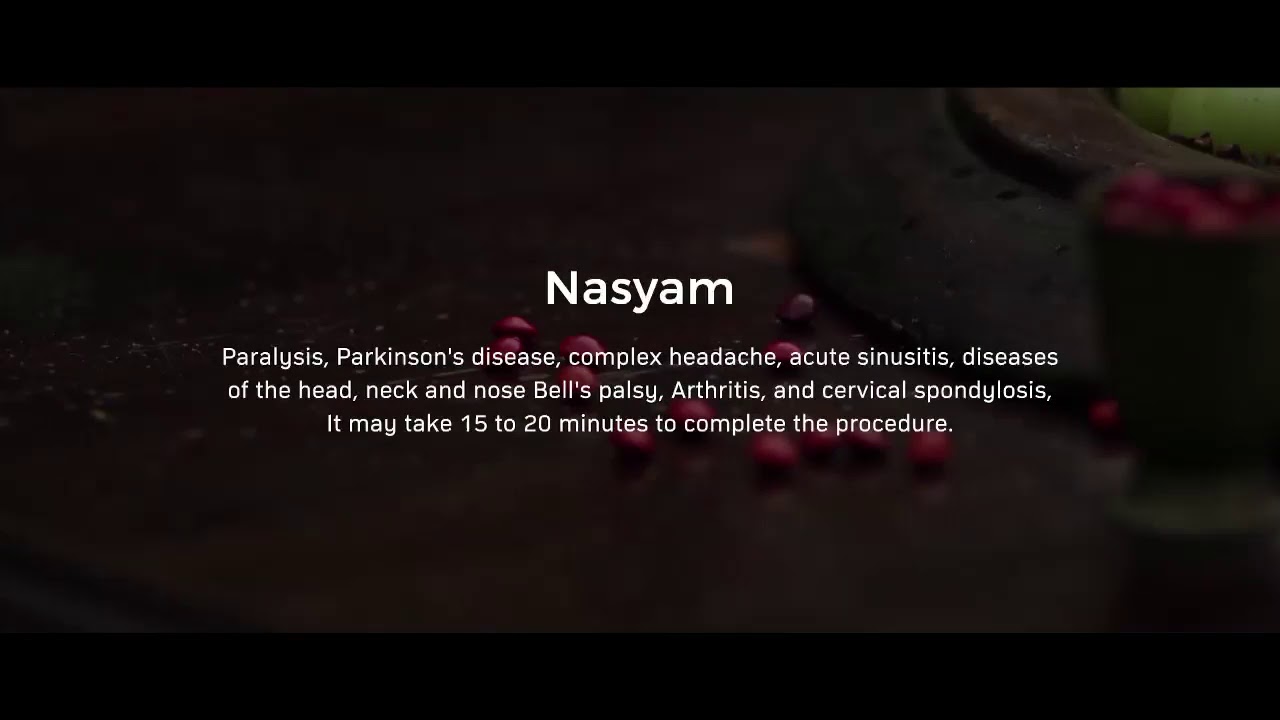Nasyam Ayurveda Treatment kerala - YouTube