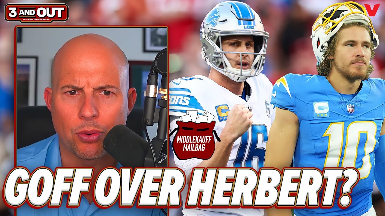 Lions QB Jared Goff OVER Chargers QB Justin Herbert? + INSANE QB trade ...
