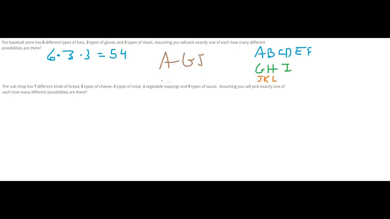 Multiplication Rule Of Counting YouTube Multiplication Rule Of Counting YouTube