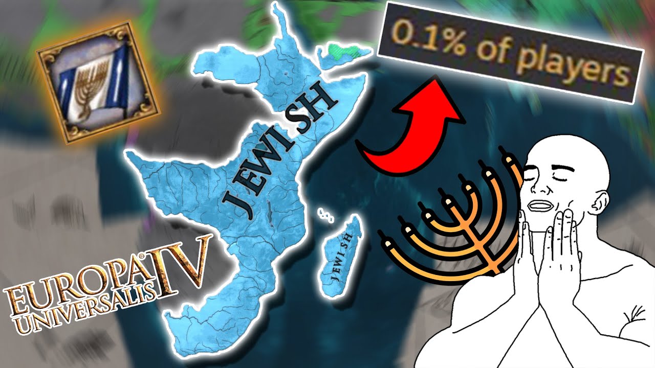 I made Africa JEWISH in EU4 | Hanukkah Mutapa Achievement - YouTube