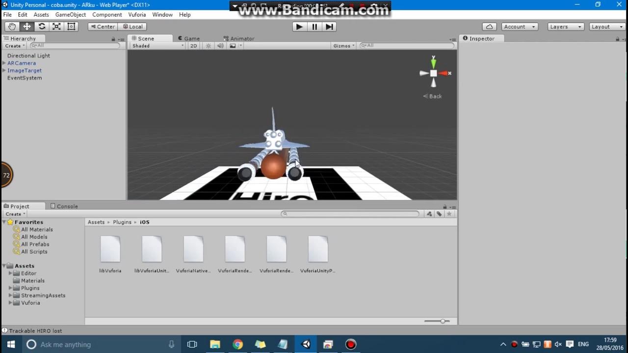 how to create exit button in AR unity - YouTube
