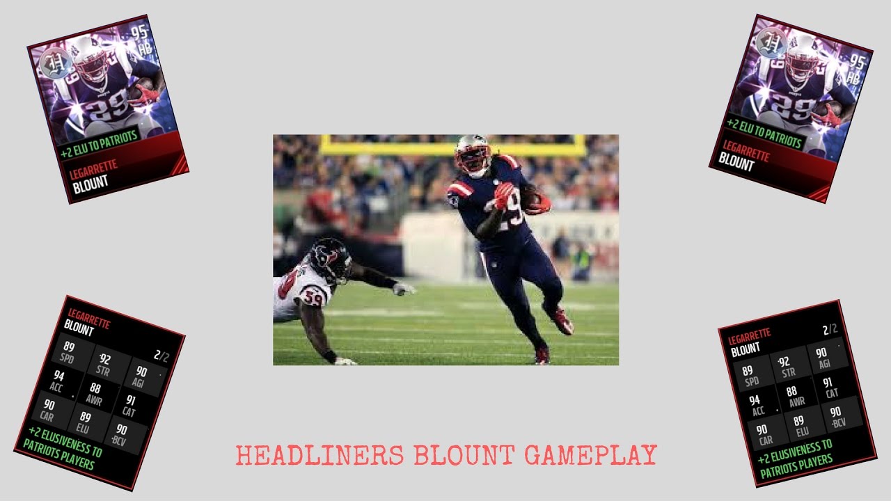 HEADLINERS LEGARRETTE BLOUNT GAMEPLAY!! BEST BACK IN THE GAME?! MADDEN ...