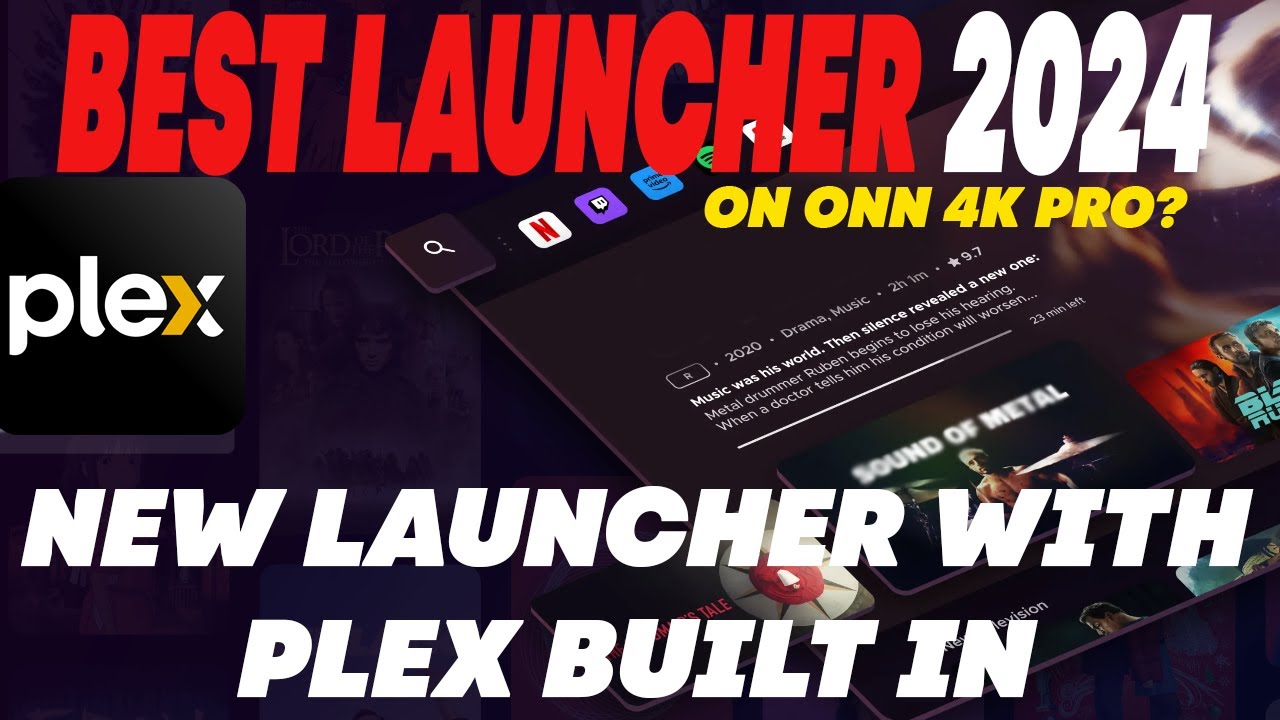 NEW LAUNCHER WITH PLEX BUILT IN. NEW ONN 4K PRO HOME SCREEN REMOVE ADS ...
