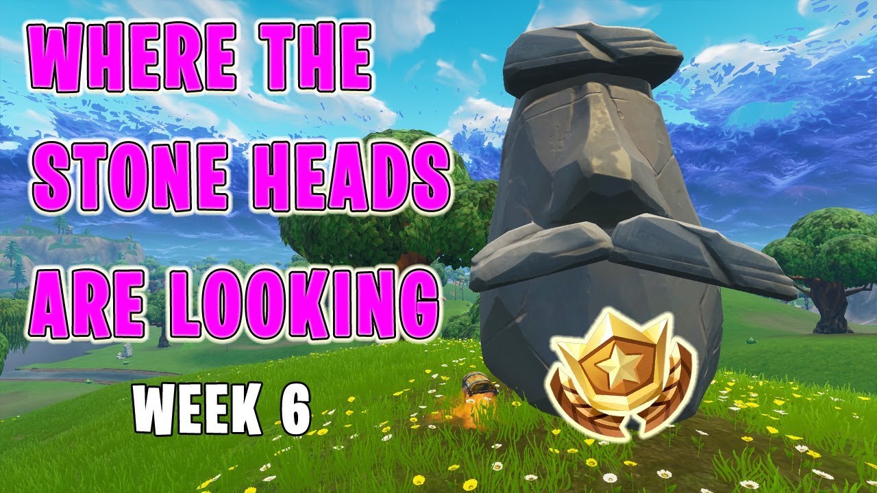 "Search Where The Stone Heads are Looking" LOCATION - Fortnite Week 6 ...