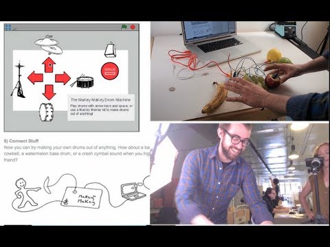 MaKey MaKey Monday - Fruit drum kit - YouTube