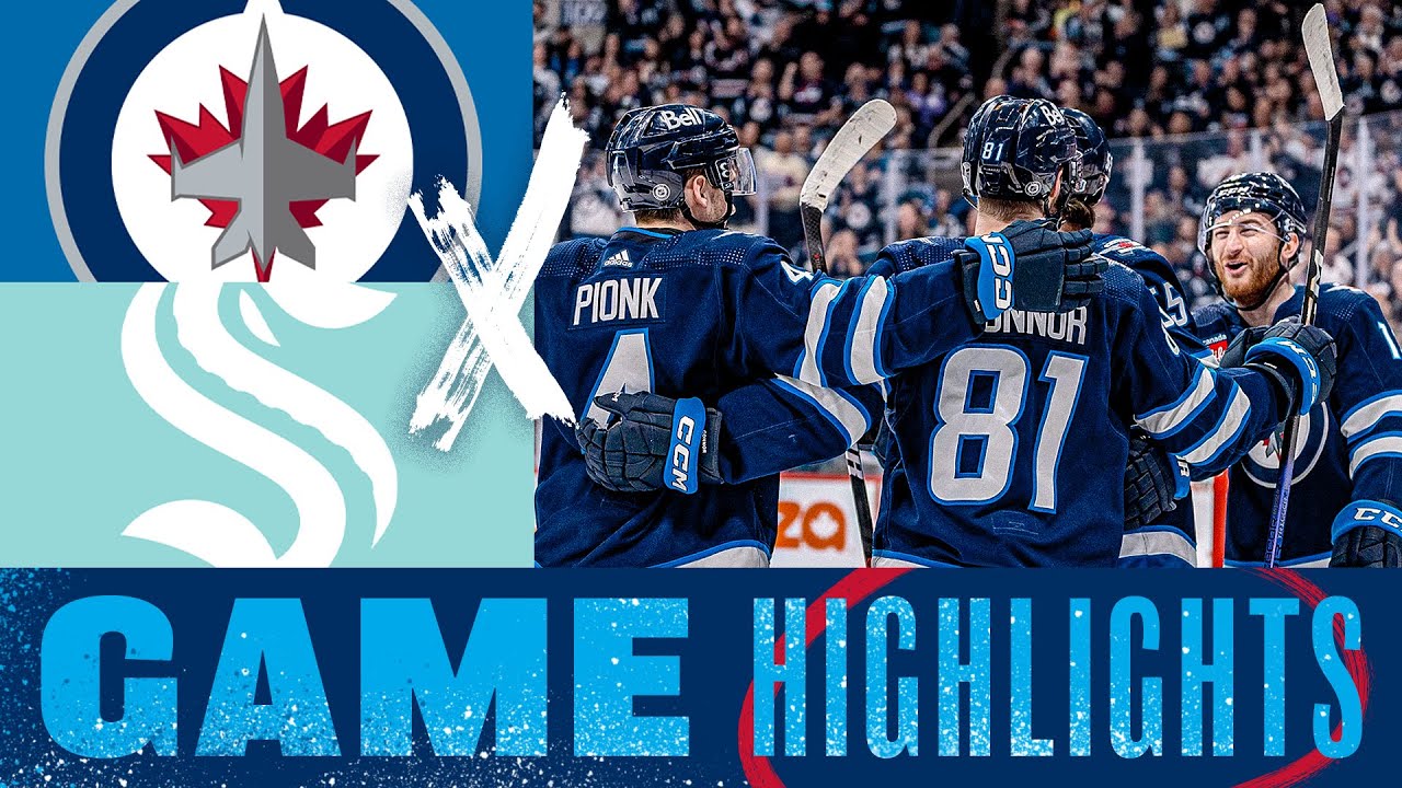 Winnipeg Jets vs. Seattle Kraken - Game Highlights - YouTube