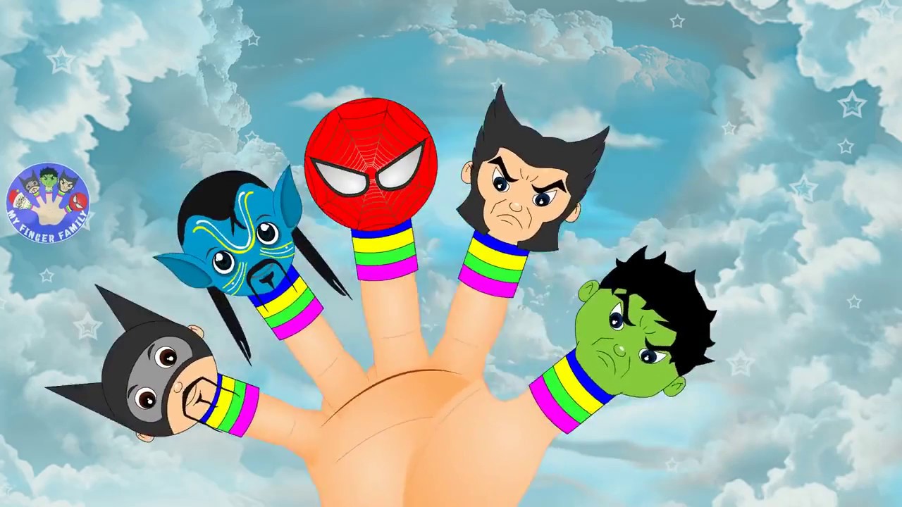 Spider-Man Hulk - Finger Family Song Super Heroes TANGO TANGO TANGO ...