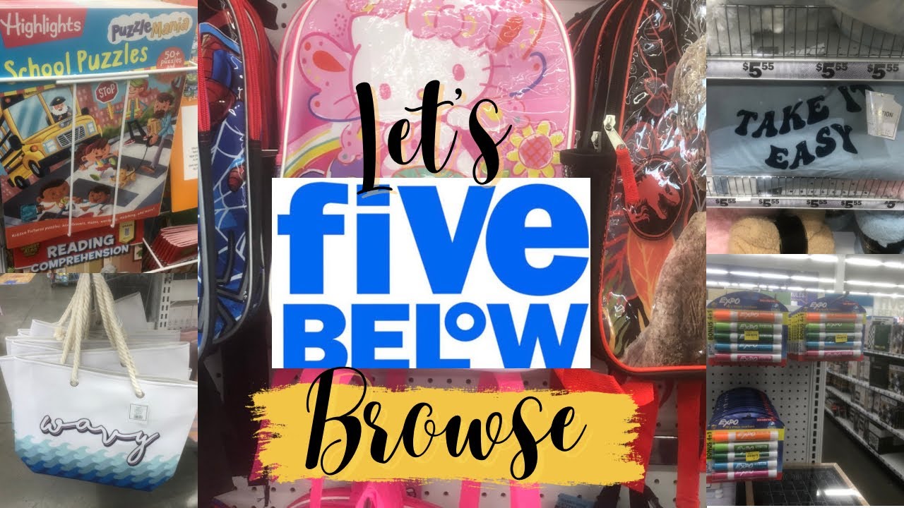 5 BELOW BACK TO SCHOOL: SHOP WITH ME 2022 #fivebelow #backtoschool2022 ...