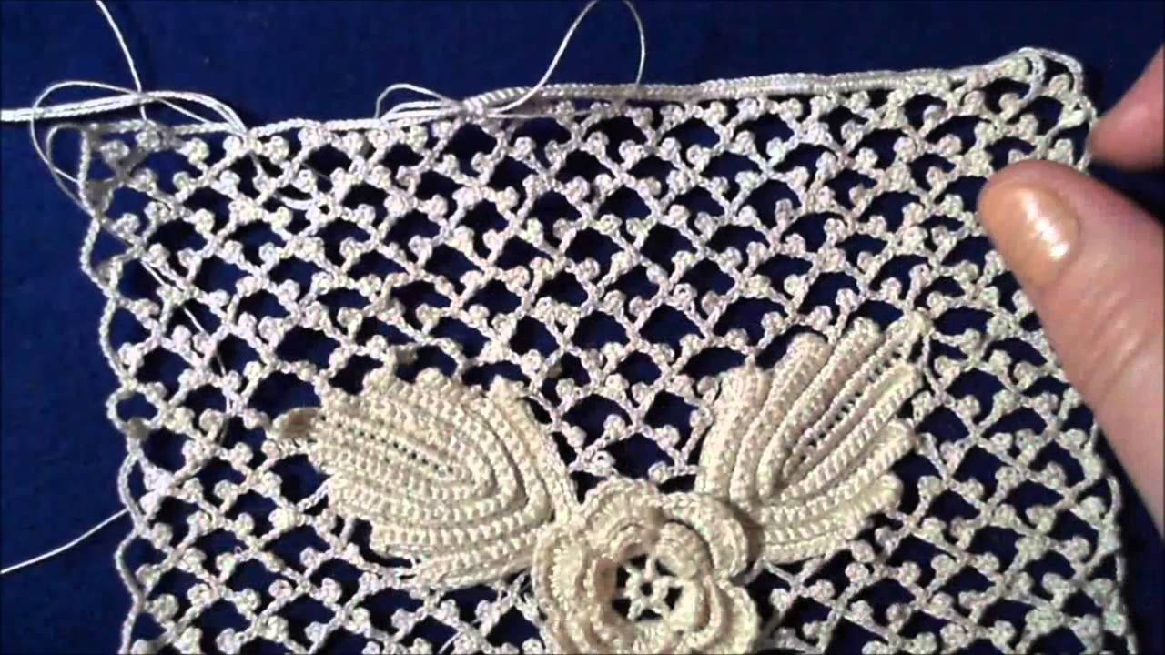 Traditional background netting Lesson 1d - YouTube