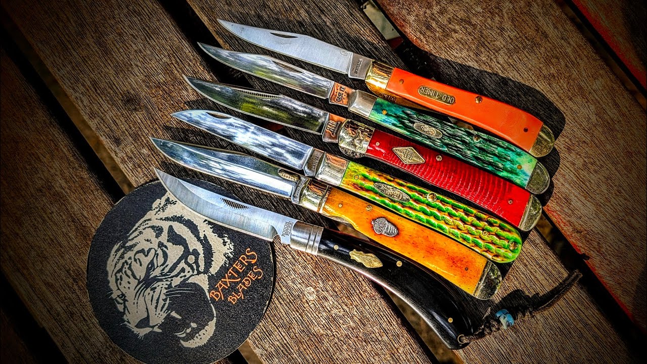 Single Bladed Trapper Variations @RJsKnives Trapper Talk with Baxter ...