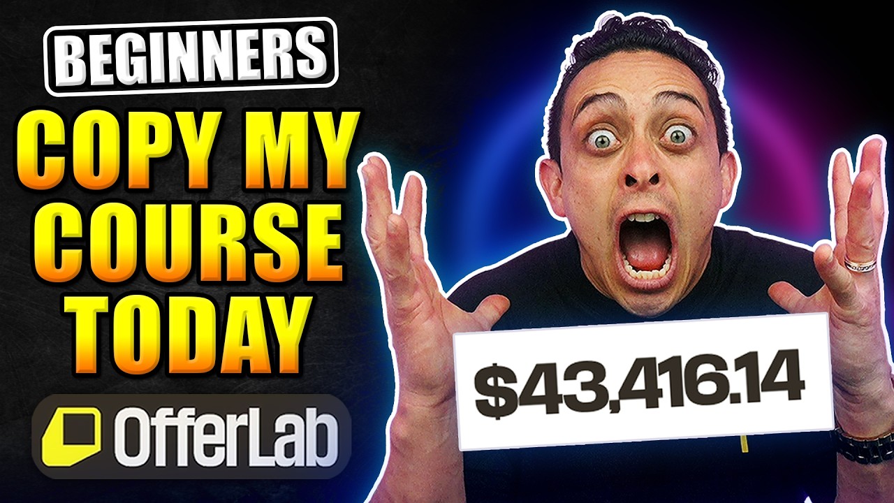 Beginners Copy My $97 Course Into OfferLab Today (Keep Everything You Make) - YouTube