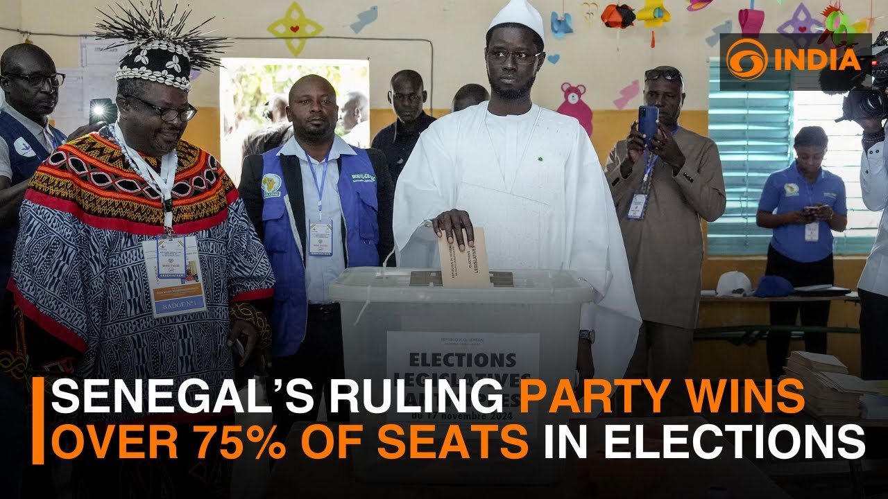 Senegal ruling party wins over 75% of seats in parliamentary elections ...