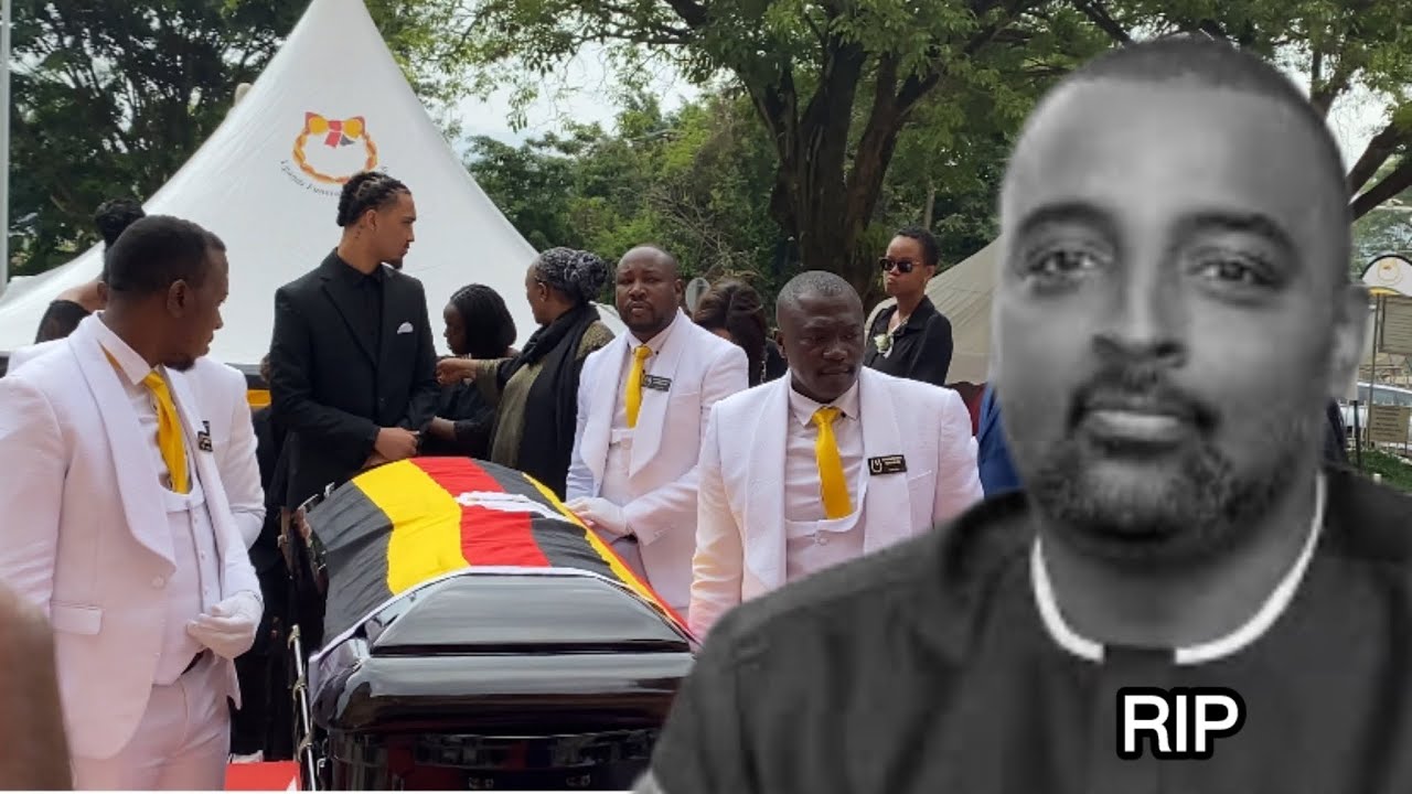 Arrival of Cedric’s Remains at Rubaga cathedral received by his father ...