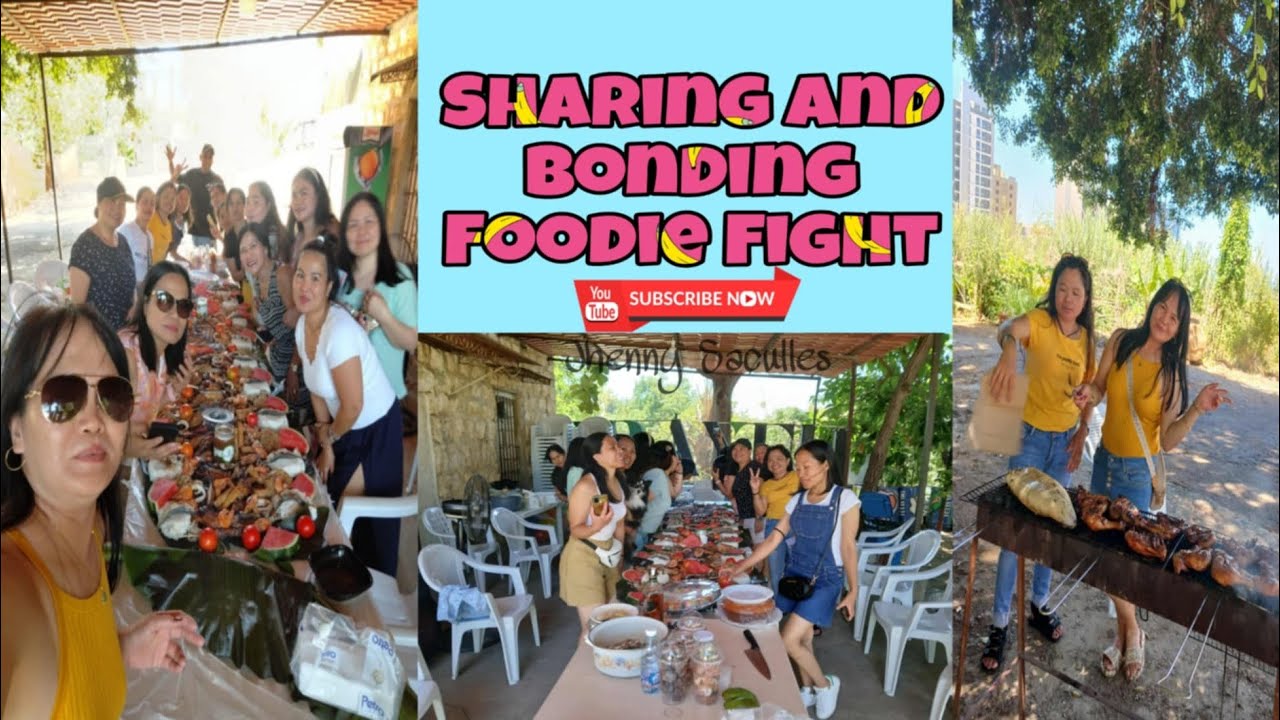SHARING AND BONDING FOODIE FIGHT/JHENNY SACULLES - YouTube