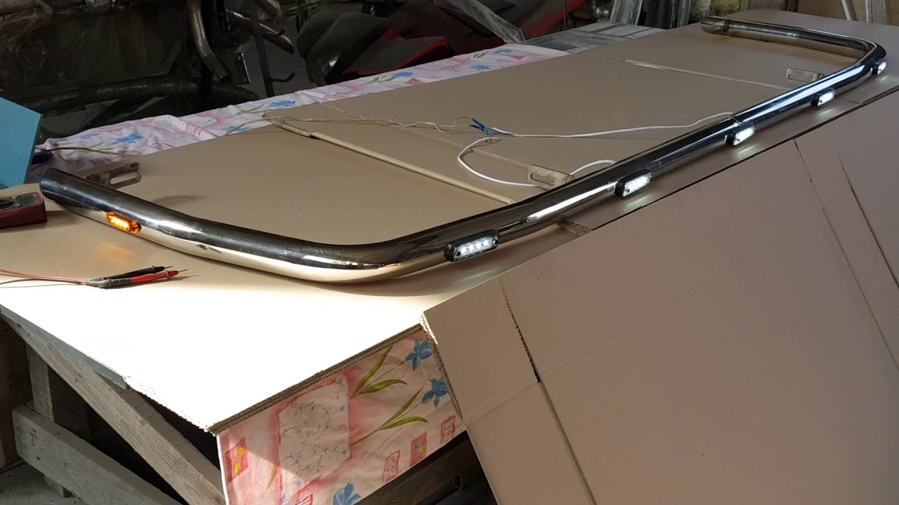 защита переднего бампера на Volvo FH - YouTube