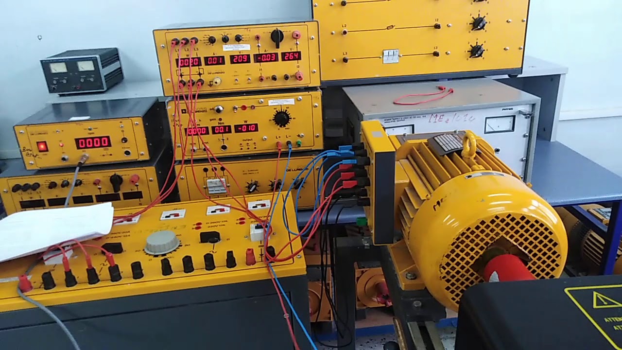 TP Machines Électriques Approfondies TPN°01 (la suite, partie 02) - YouTube