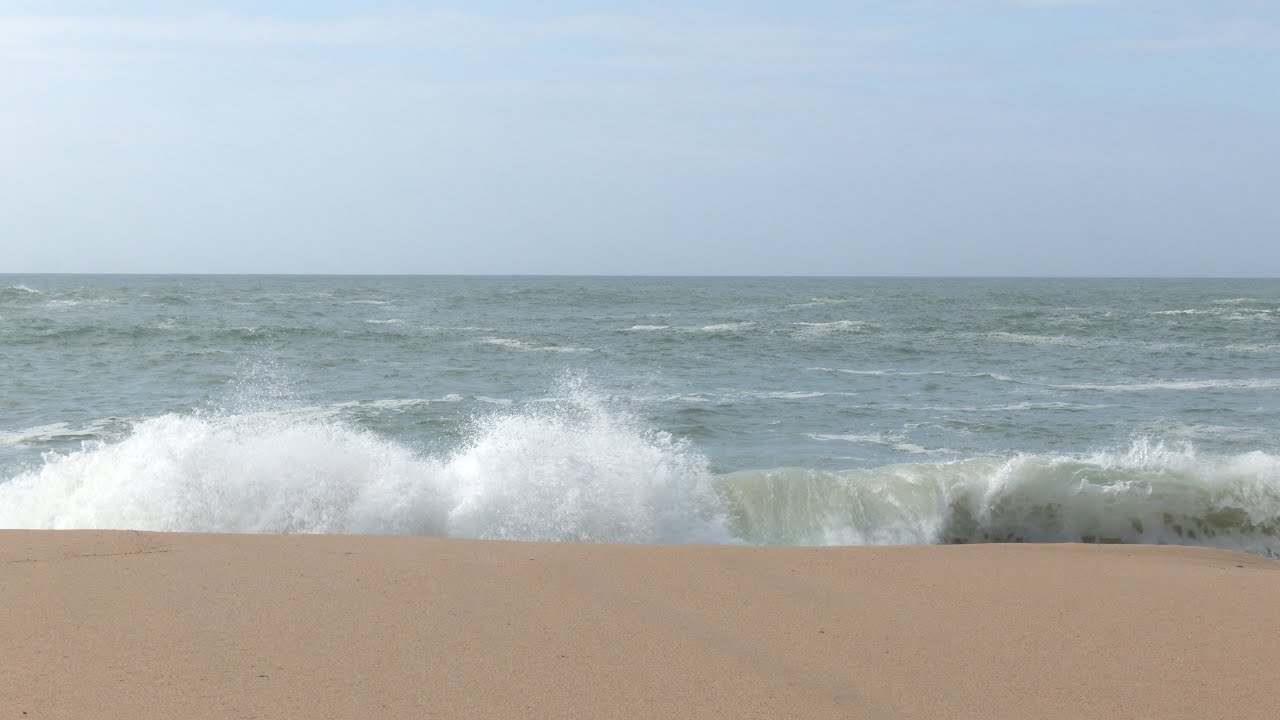 Relaxing Ocean Waves Crashing on the Beach - Sounds of Nature - 4K ...