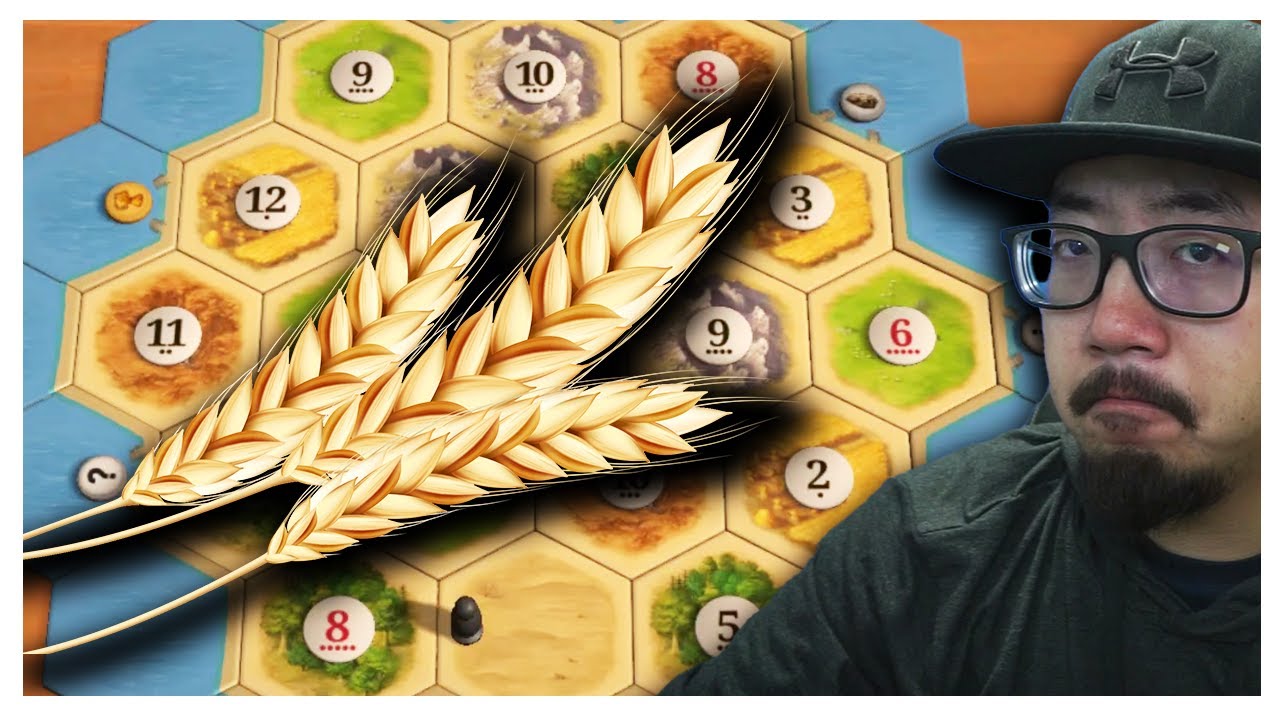Catan - LOW WHEAT BOARD (Race to Grandmaster Part 51) - YouTube
