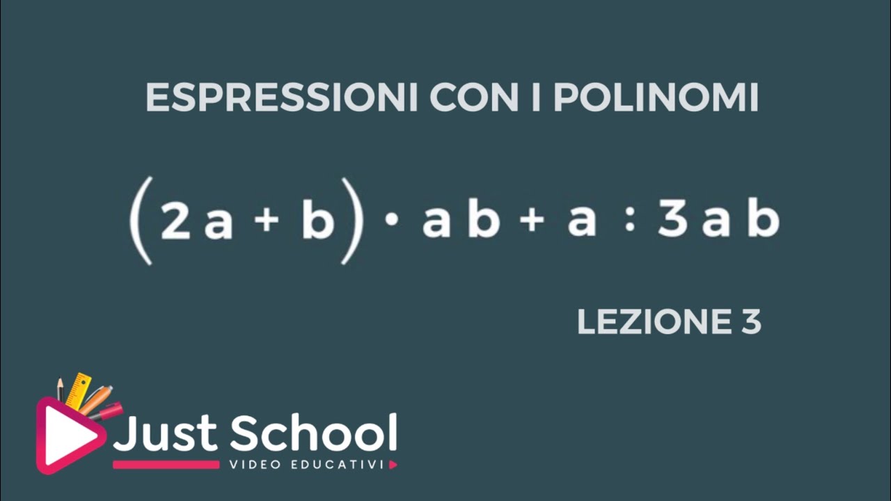 Come fare i polinomi, espressioni con i polinomi. - YouTube