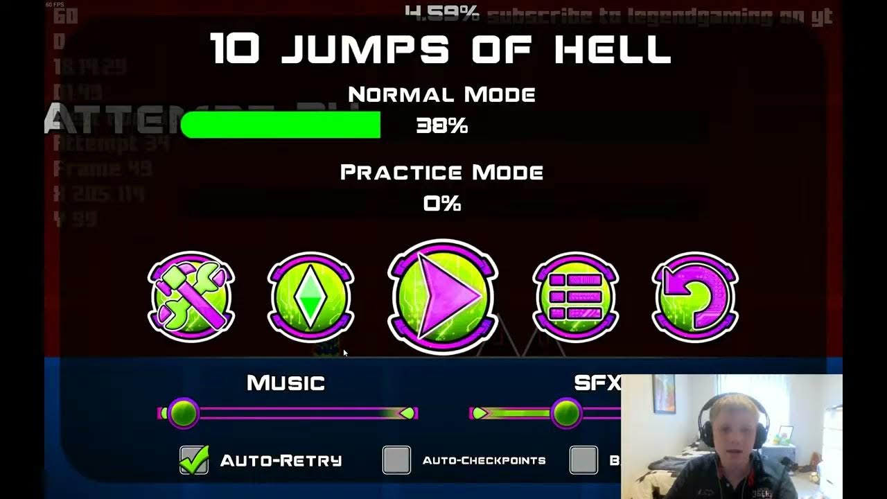 Copy of trying to verify my 10 clicks of hell level - YouTube