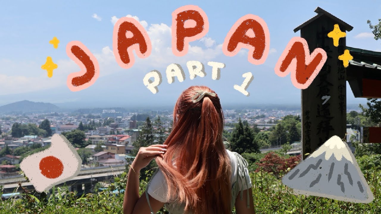 ｡𖦹°‧ VISIT JAPAN WITH ME part 1 ꩜.ᐟ (FIRST FLIGHT, explore FUJI ...