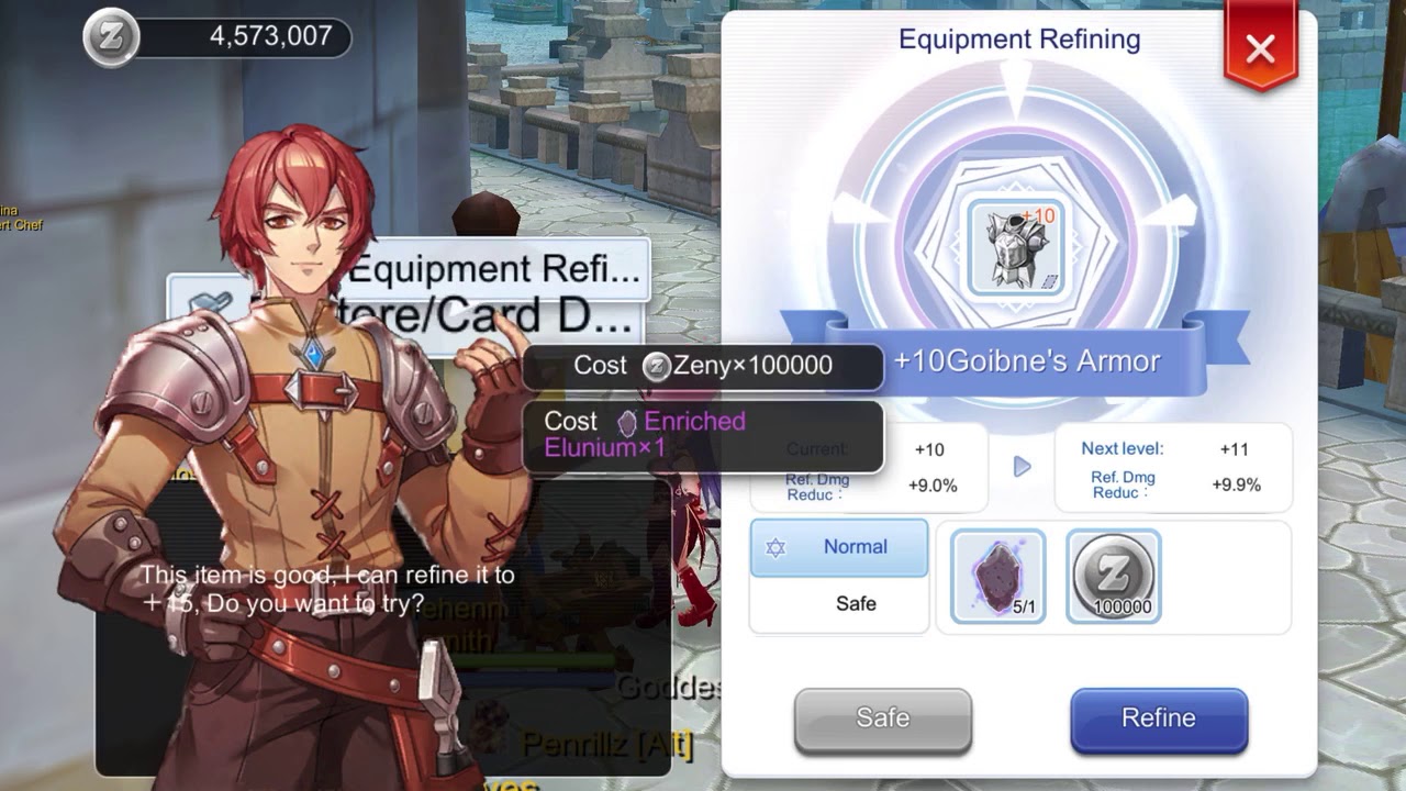 Ragnarok Mobile! Refining +15 trick . FFFSS , without full bag method ...