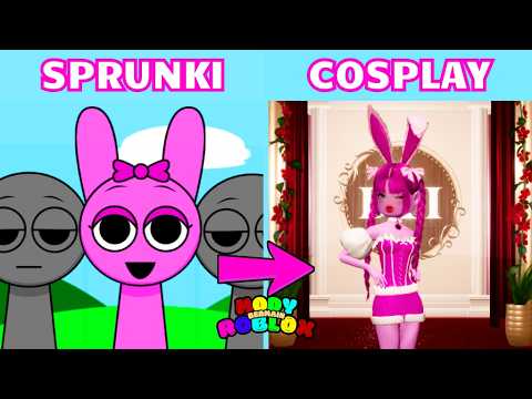 CANTIK BANGET !! SPRUNKI COSPLAY !! Mody Cosplay 3 Karakter Sprunki di ...
