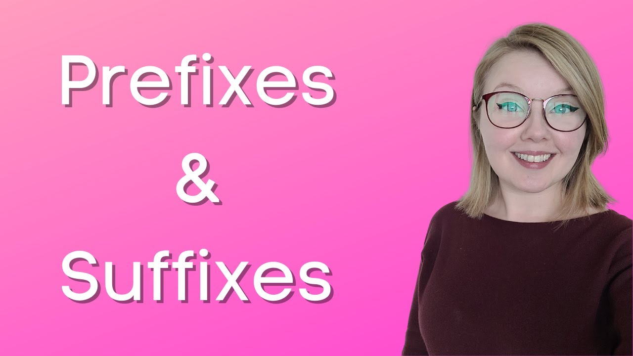 Learn some common words with prefixes and suffixes in English - YouTube