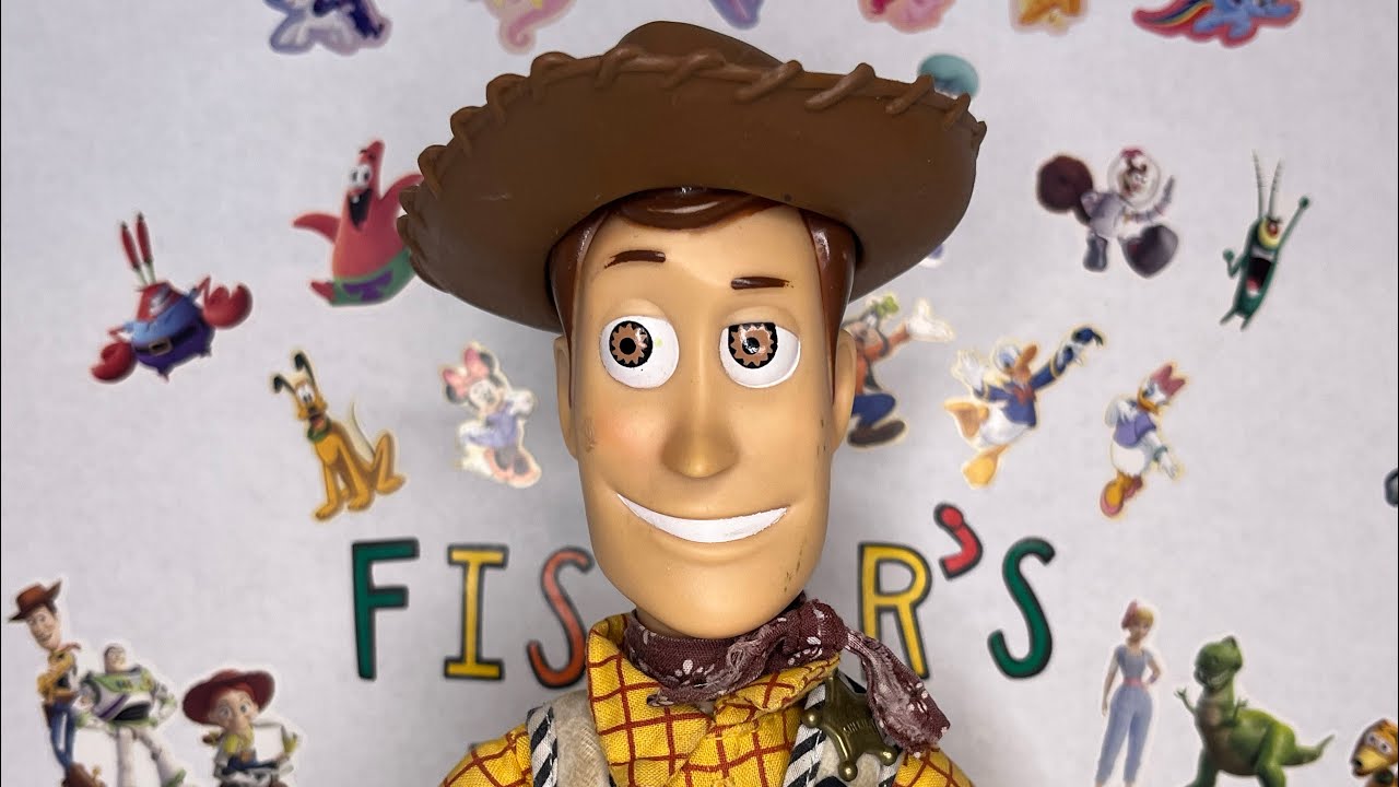 Toy Story Push Button Sheriff Woody Review - YouTube