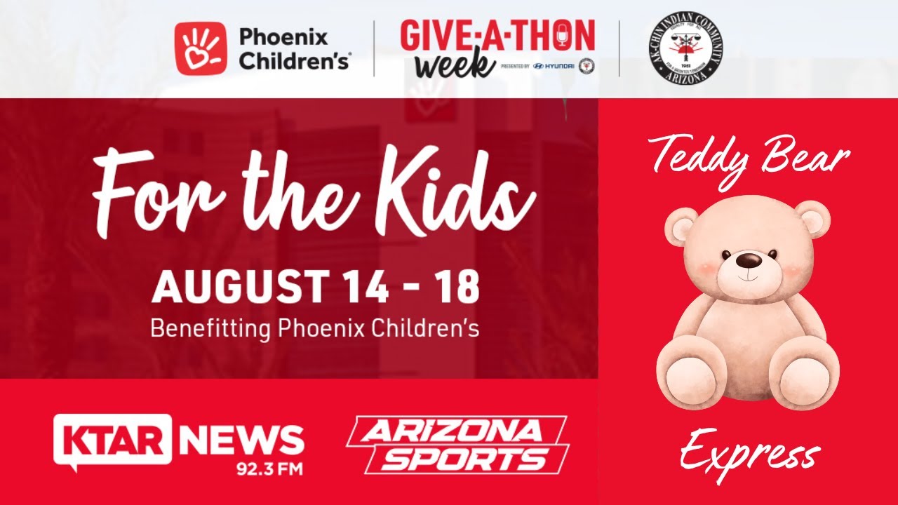 Arizona Sports Teddy Bear Express | Phoenix Children's Give-A-Thon 2023 ...